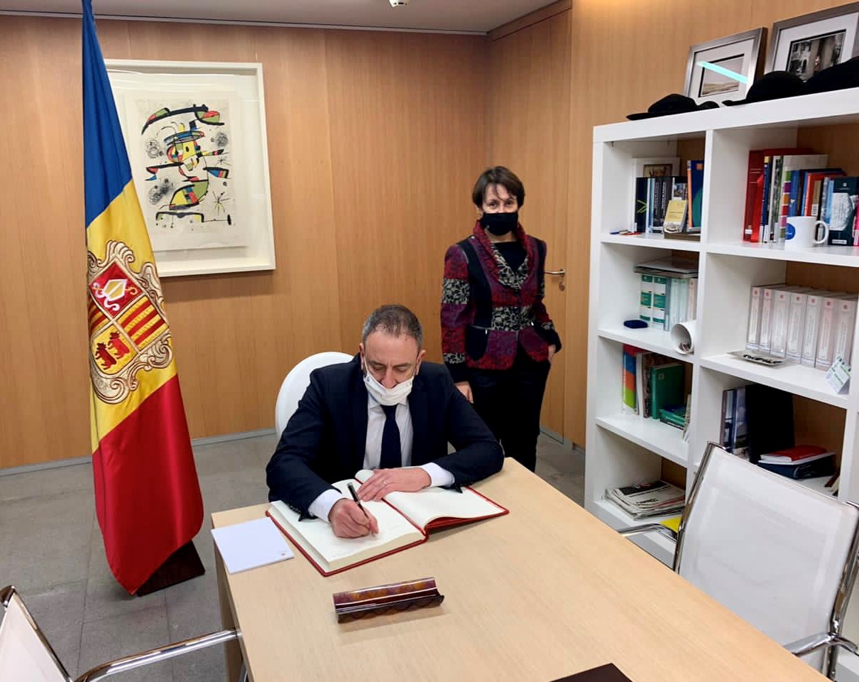 Visita del ministre d’Afers Exteriors, Cooperació Econòmica ...